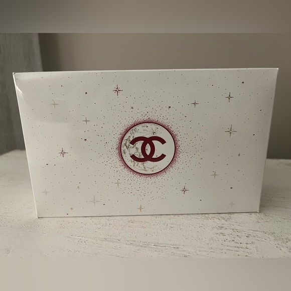 CHANEL | Accessories | Authentic Chanel Holiday Gift Box White With Red ...